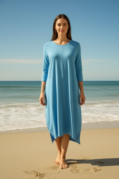 CHRISTOPHER CALVIN BLUE DRESS – Well Read Department Store